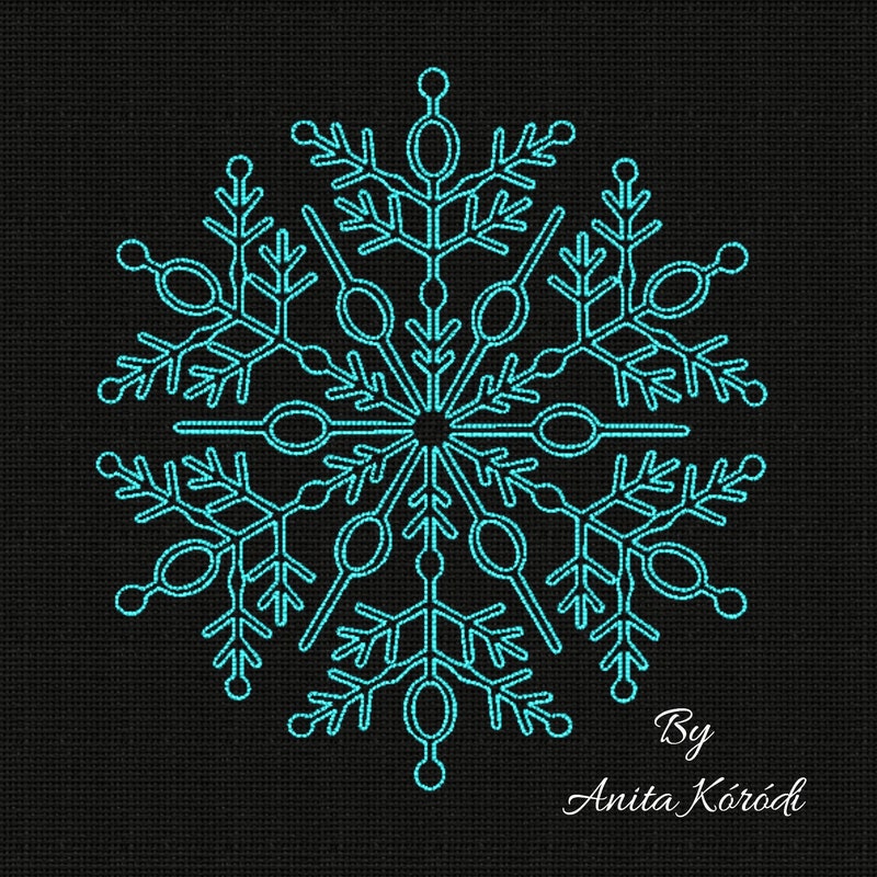 Snowflake Embroidery - Etsy
