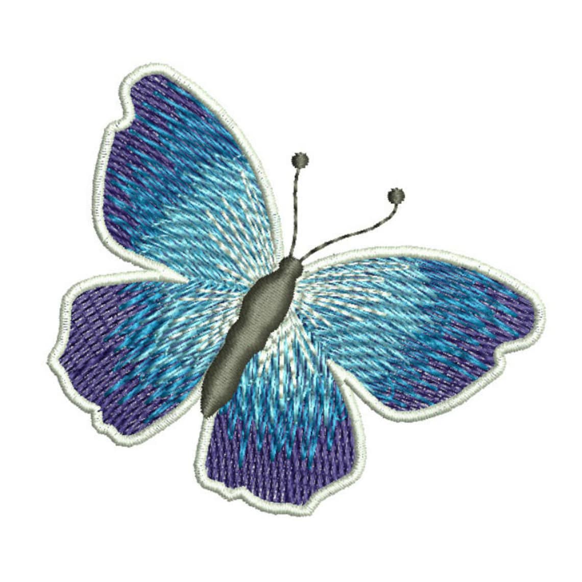 Butterfly Embroidery Machine Design Animal Digital Instant - Etsy