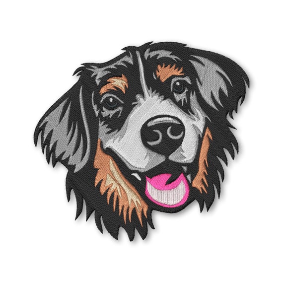 Australian Shepherd Dog Embroidery Machine Designs pattern digital ...