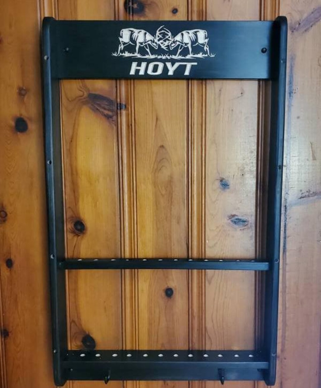 Bow Rack Compound Traditional Recurve Hoyt Bow Rack Solid Northern Pine ...