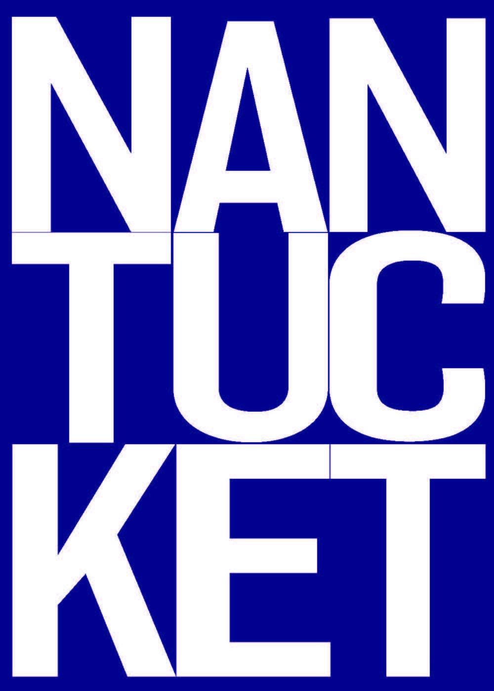 NANTUCKET PRINT - NAVY - Etsy