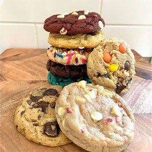 Gourmet Cookies Gift Box: Artisanal Baked Assortment. Half Dozen or ...