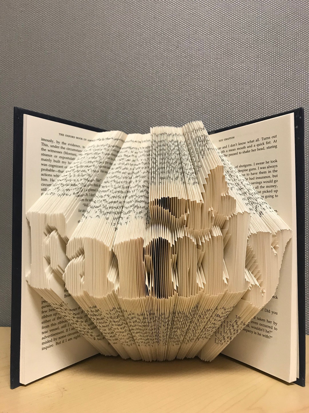 Family With Butterfly Hand Folded Book Art Unique Family Gift Family ...