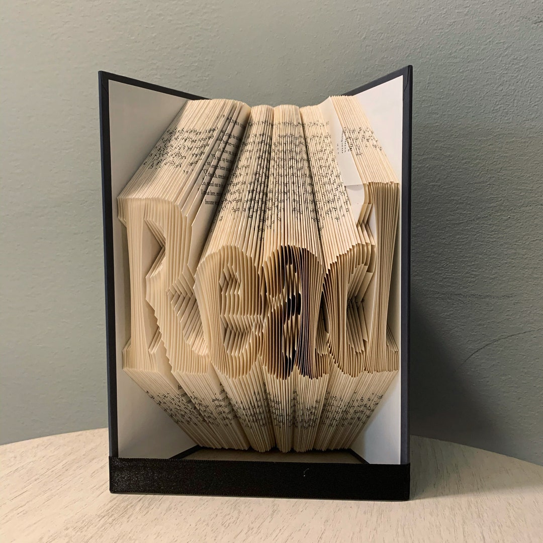 Read Folded Book Art - Read Book Art - Read Paper Sculpture - Librarian ...
