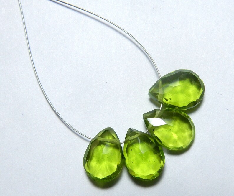 Peridot Beads Briolette Beads Faceted Quartz Beads Peridot | Etsy Peridot Beads Briolette Beads Faceted Quartz Beads Peridot | Etsy