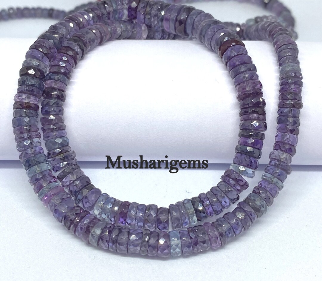 Extremely Rare Quality Alexandrite Beads Sparkling Alexandrite Heishi ...
