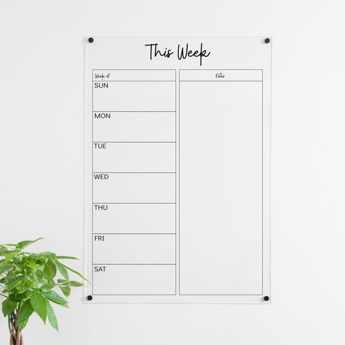 Personalized Acrylic Things to Do Dry Erase Acrylic - Etsy