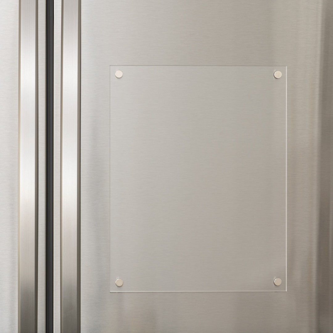 Fridge Memo Board, Magnetic Acrylic Board, Clear Acrylic Dry Erase ...