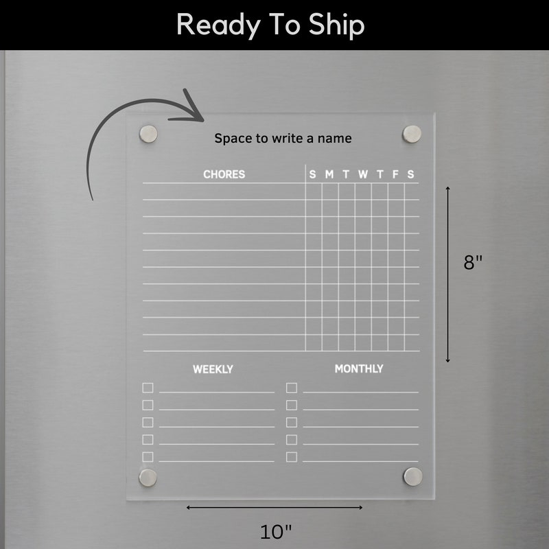 Daily Task Magnets - Etsy