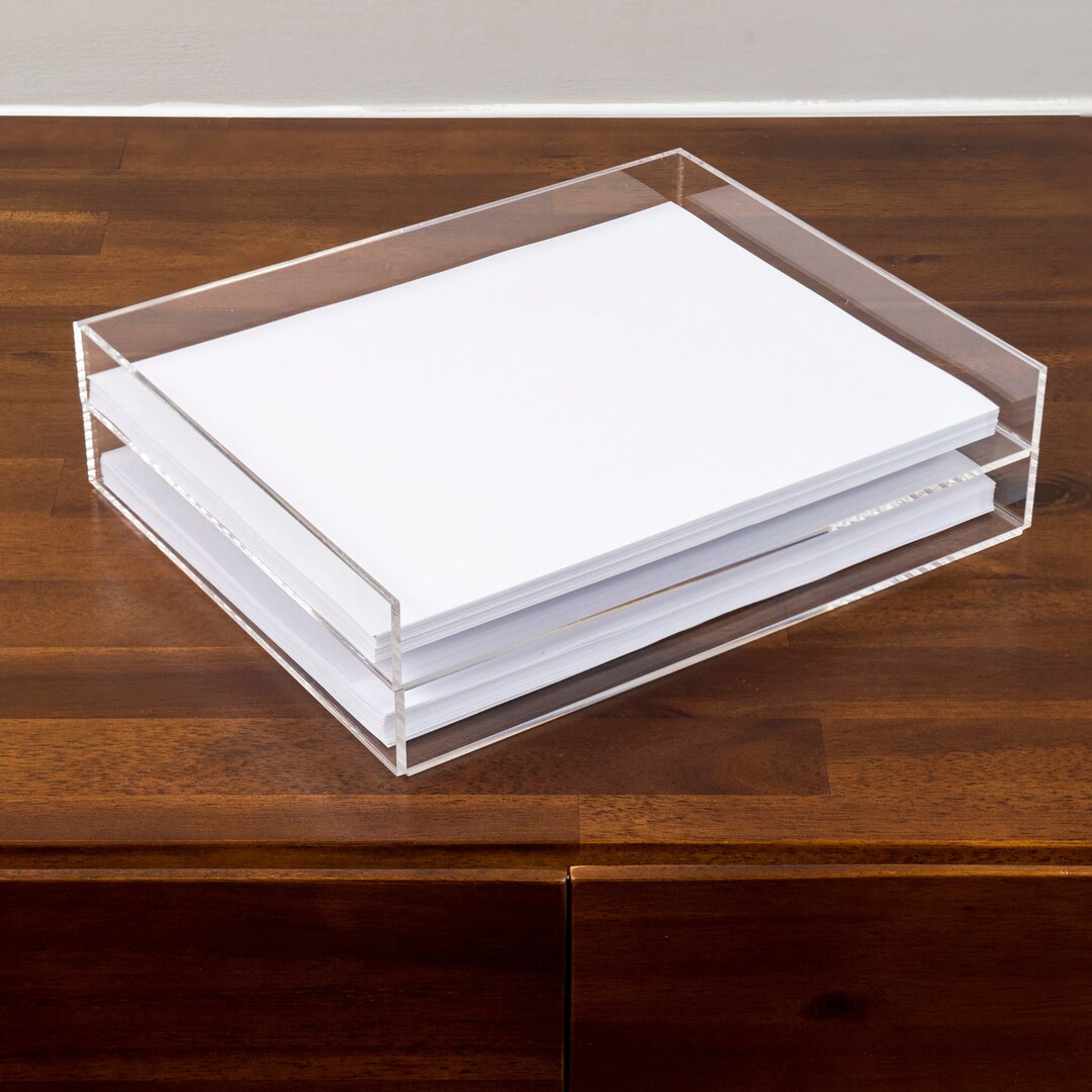 Desk Organizer, Acrylic Decor, Office Storage, Office Desk Accessories ...