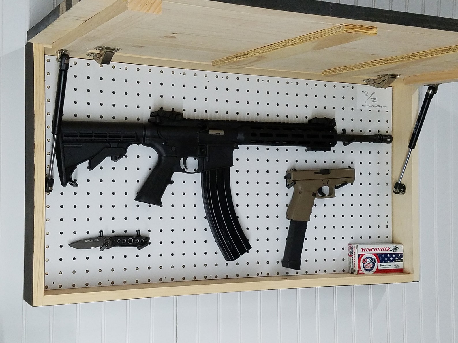 Gun Concealment Cabinet Lockable Hidden Gun Storage Texas - Etsy