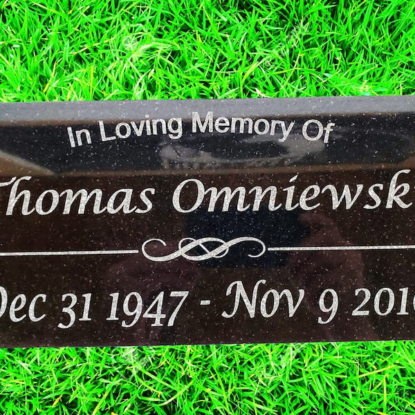 Engraved Granite - Etsy