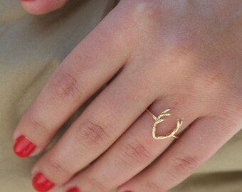 Gold Deer - Etsy UK