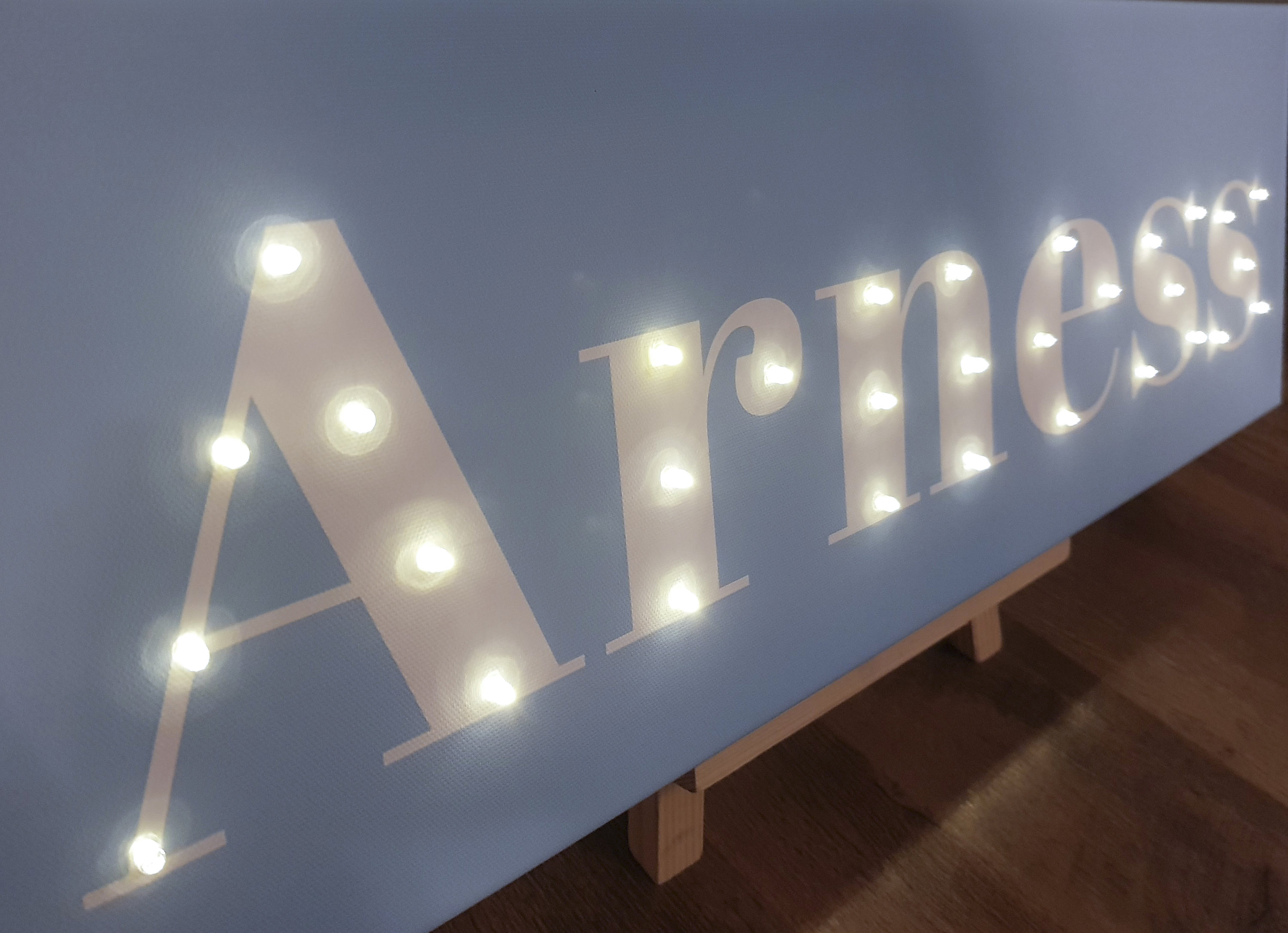 Custom lighted sign Light up letters Name sign nursery | Etsy