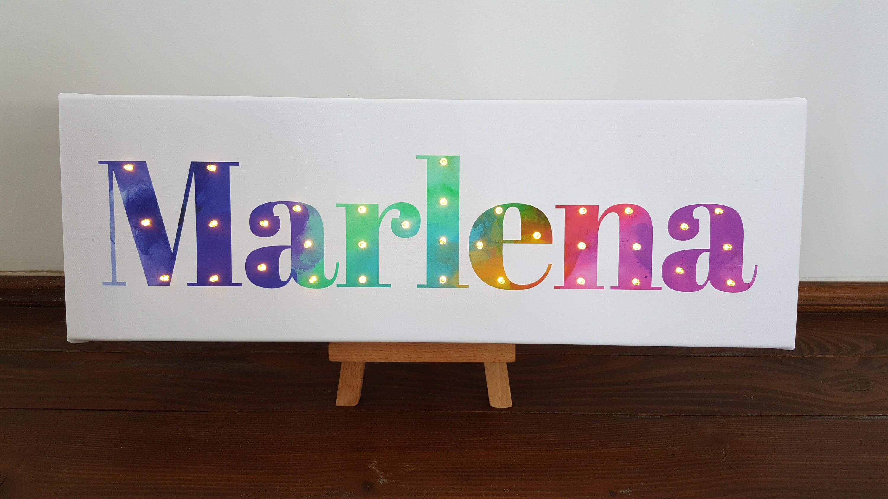 Lighted name sign Name lights Colorful sign Rainbow wall | Etsy Lighted name sign Name lights Colorful sign Rainbow wall | Etsy
