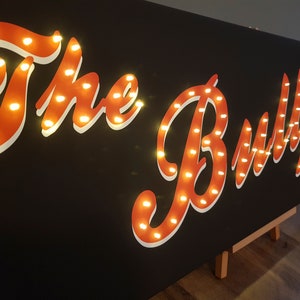 The Bullpen sign Baseball decor Personalized light up | Etsy