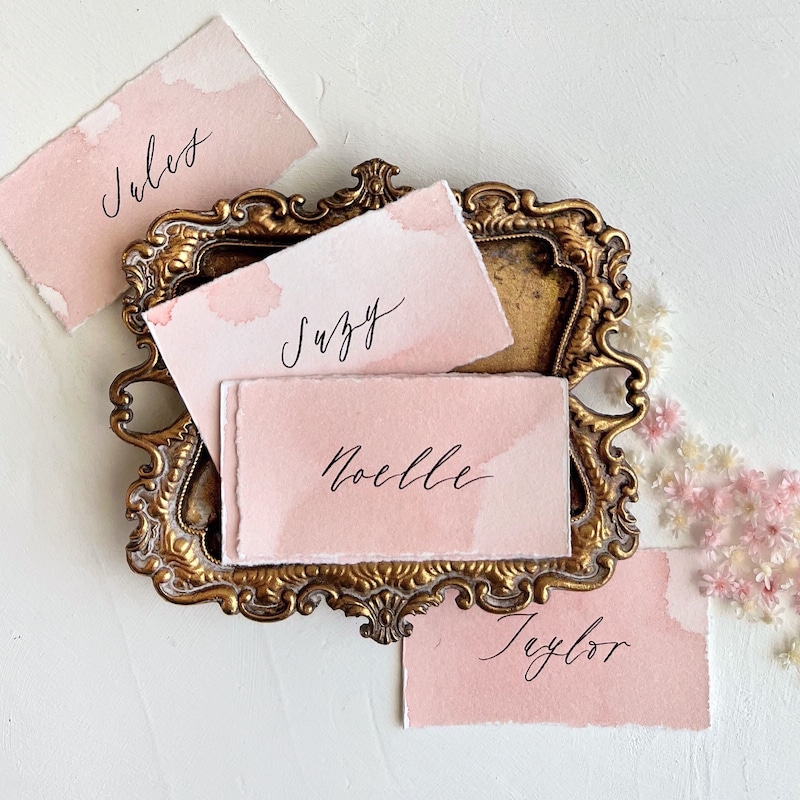 Name Cards Wedding - Etsy