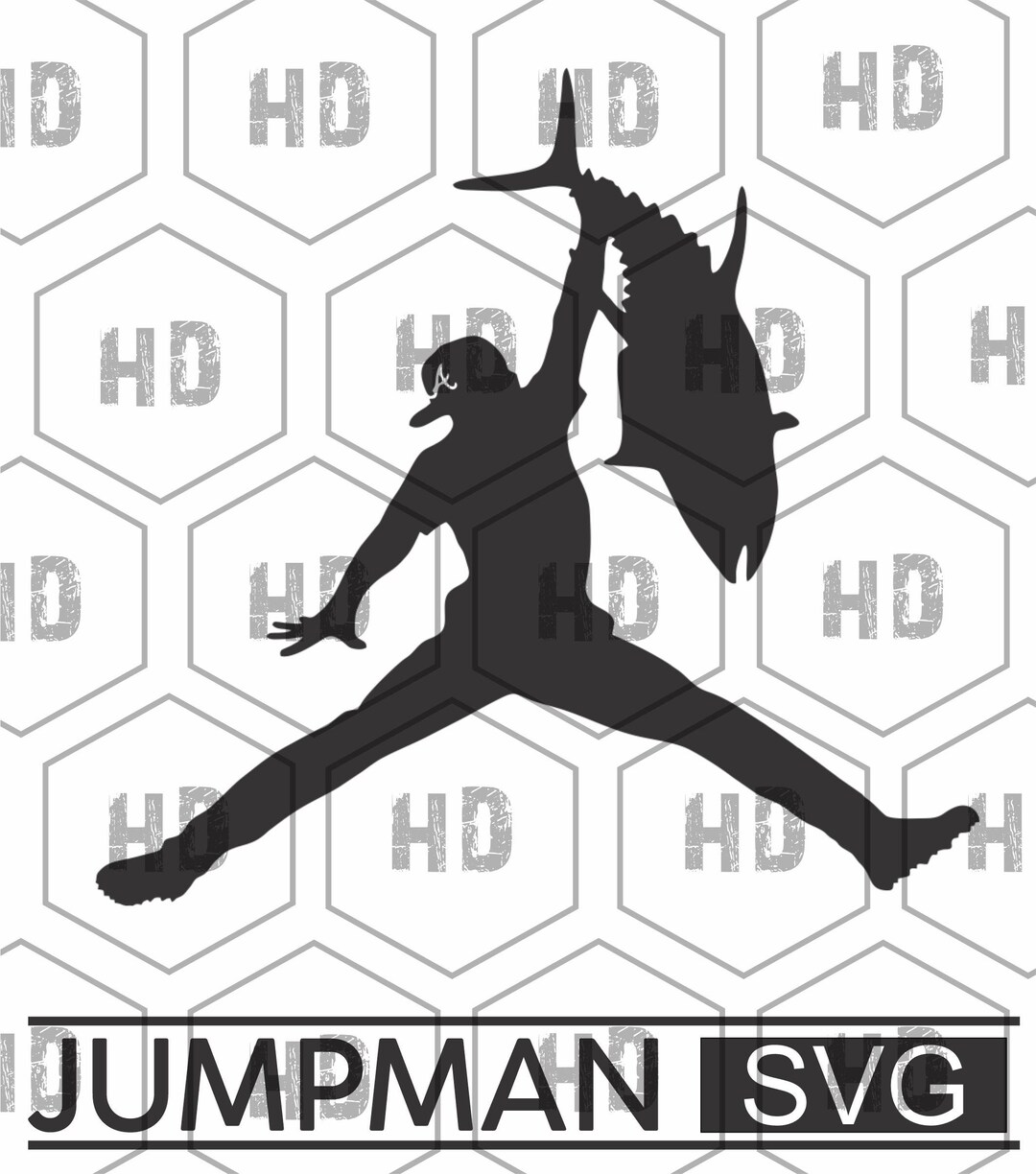 Jumpman, Tuna, Jordan, Svg, Pdf, Black, White, Shirt, Decal, Sticker - Etsy