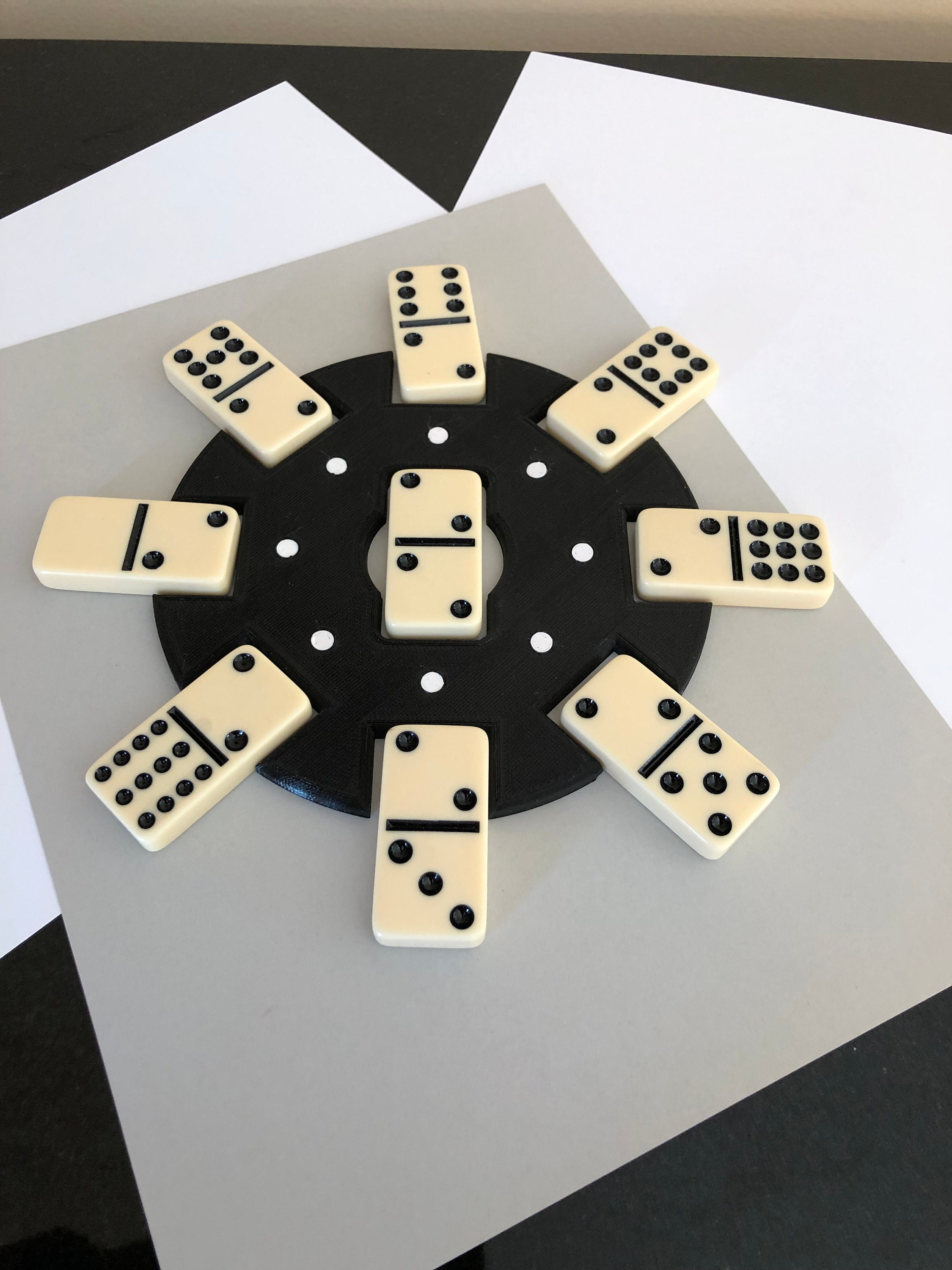 Domino Hubs 8 or 12 Slots Matching Domino Trays Available | Etsy