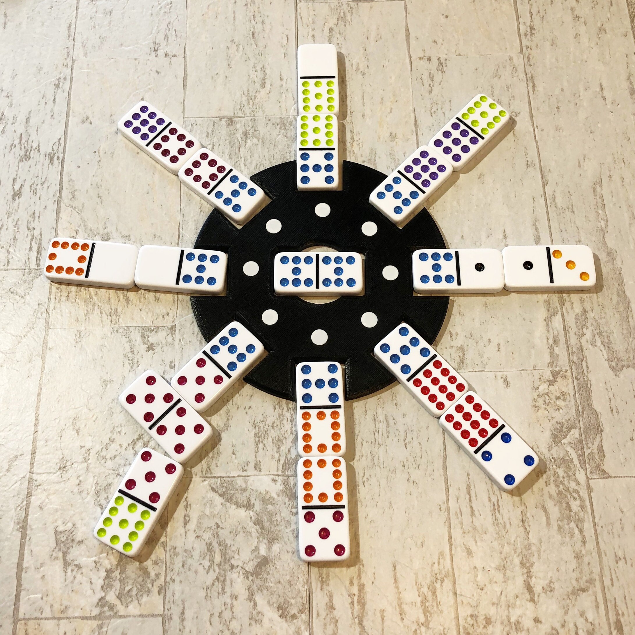 Domino Hubs 8 or 12 Slots Matching Domino Trays Available | Etsy