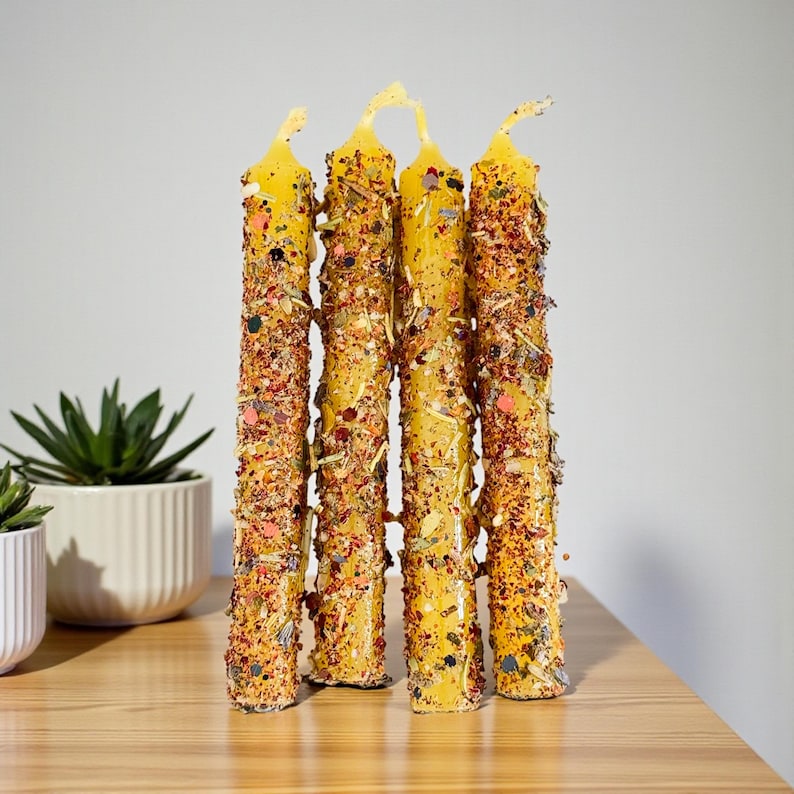 Open Road & Obstacle-breaker Ritual Candles — Set of 4 Dressed Candles ...
