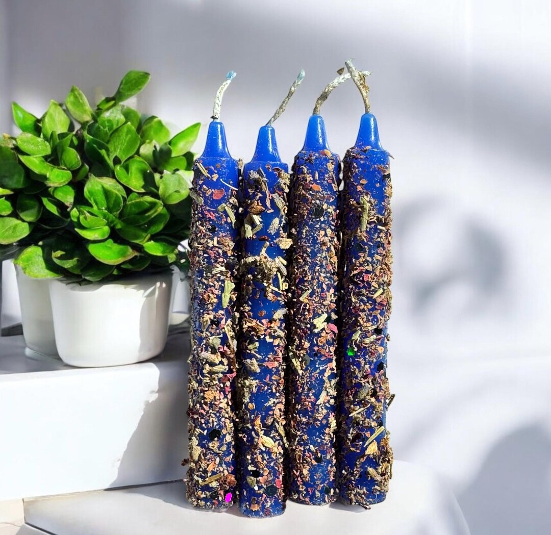 Evil Eye Candles: Soy Wax, Altar Candles - Set of 4 - Etsy UK
