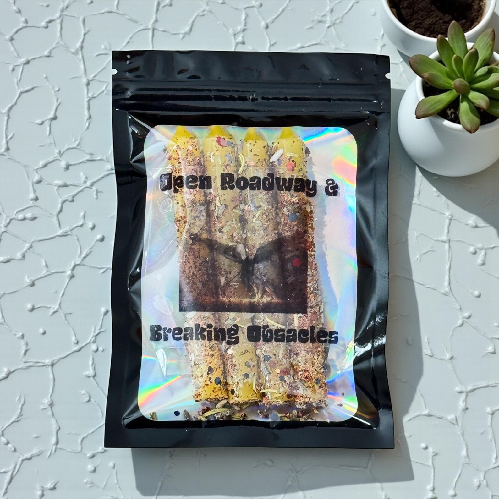 Open Road & Obstacle-breaker Ritual Candles — Set of 4 Dressed Candles ...