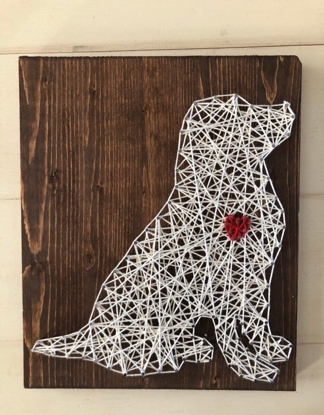 Dog String Art READY TO SHIP! - Etsy