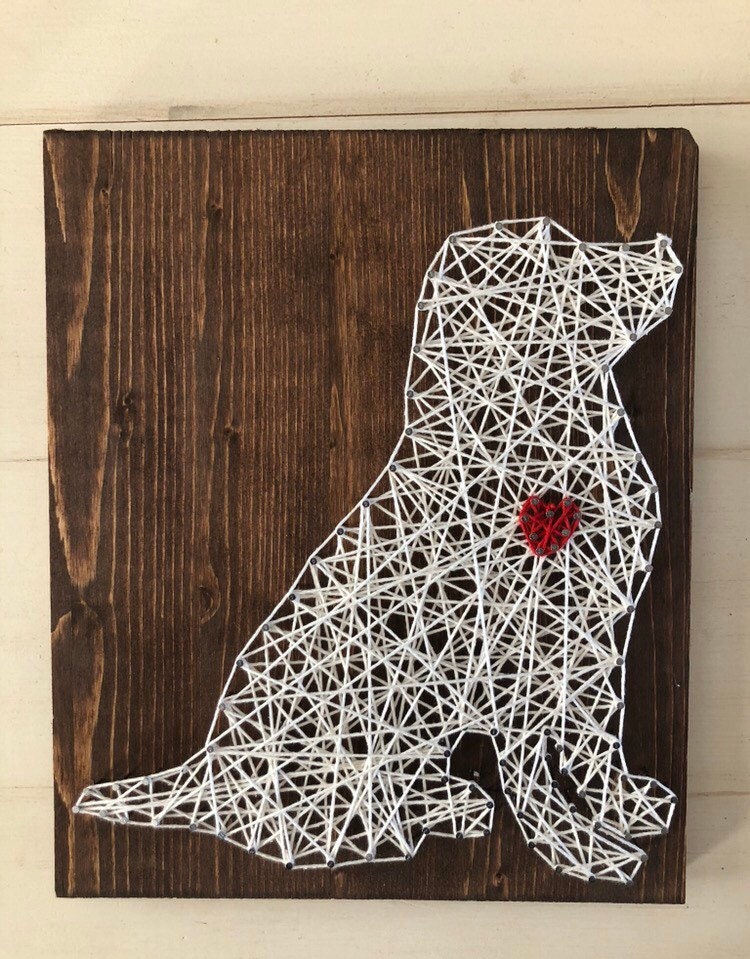 Dog String Art READY TO SHIP! - Etsy