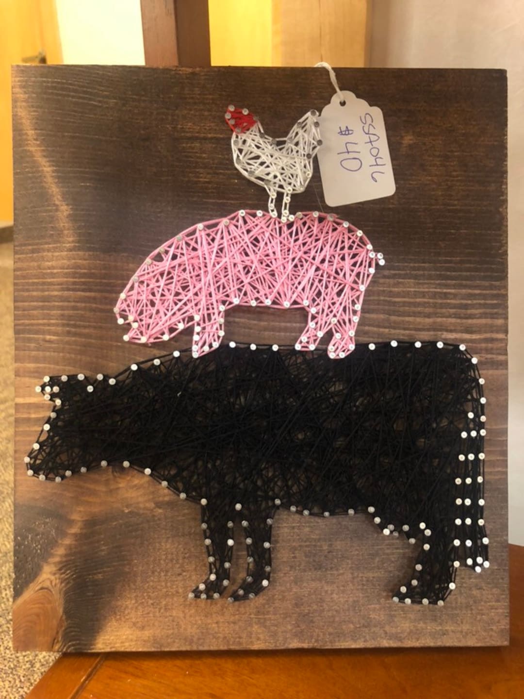 Farm Animals String Art READY TO SHIP! - Etsy