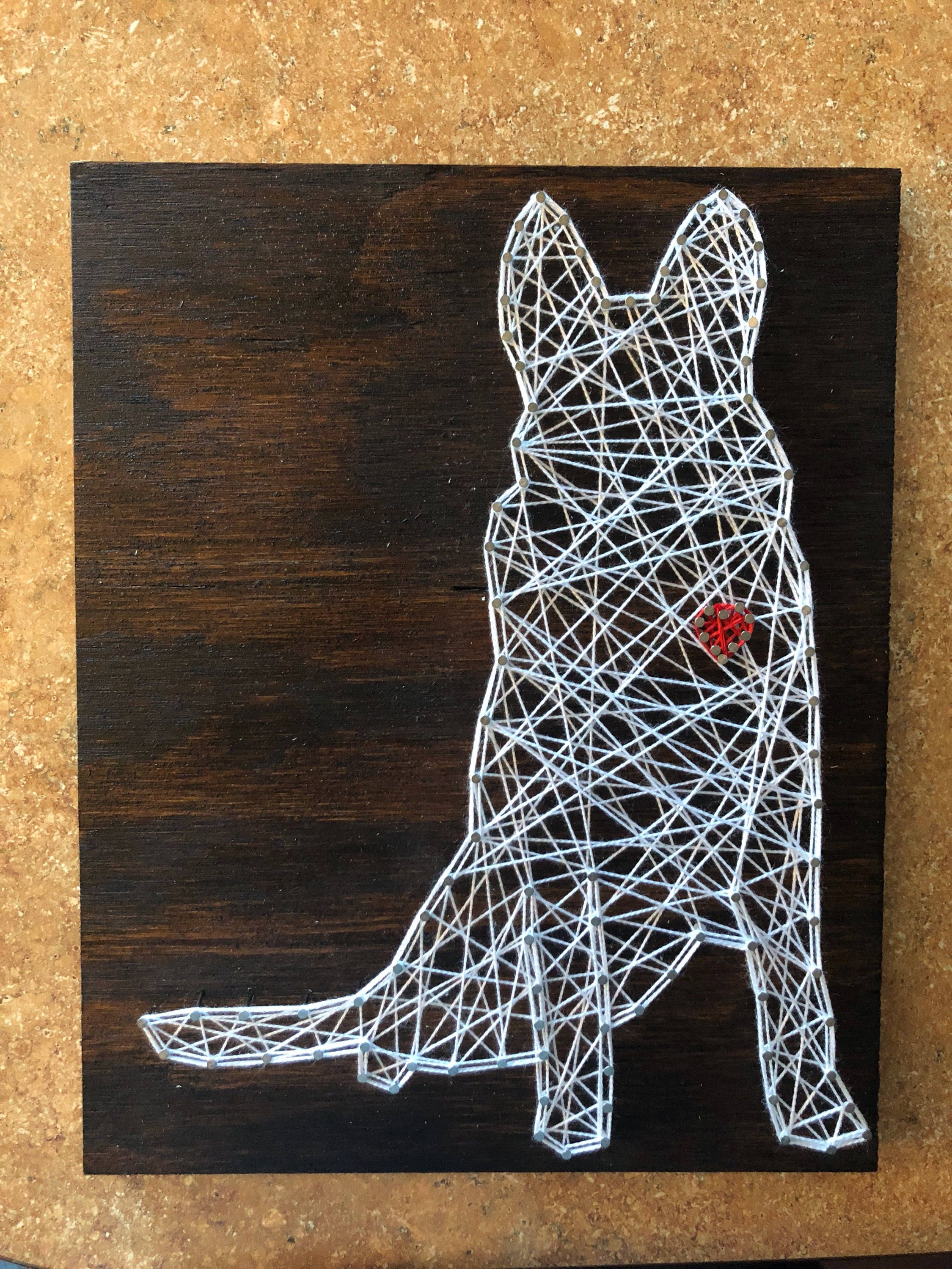 Dog String Art READY TO SHIP! - Etsy