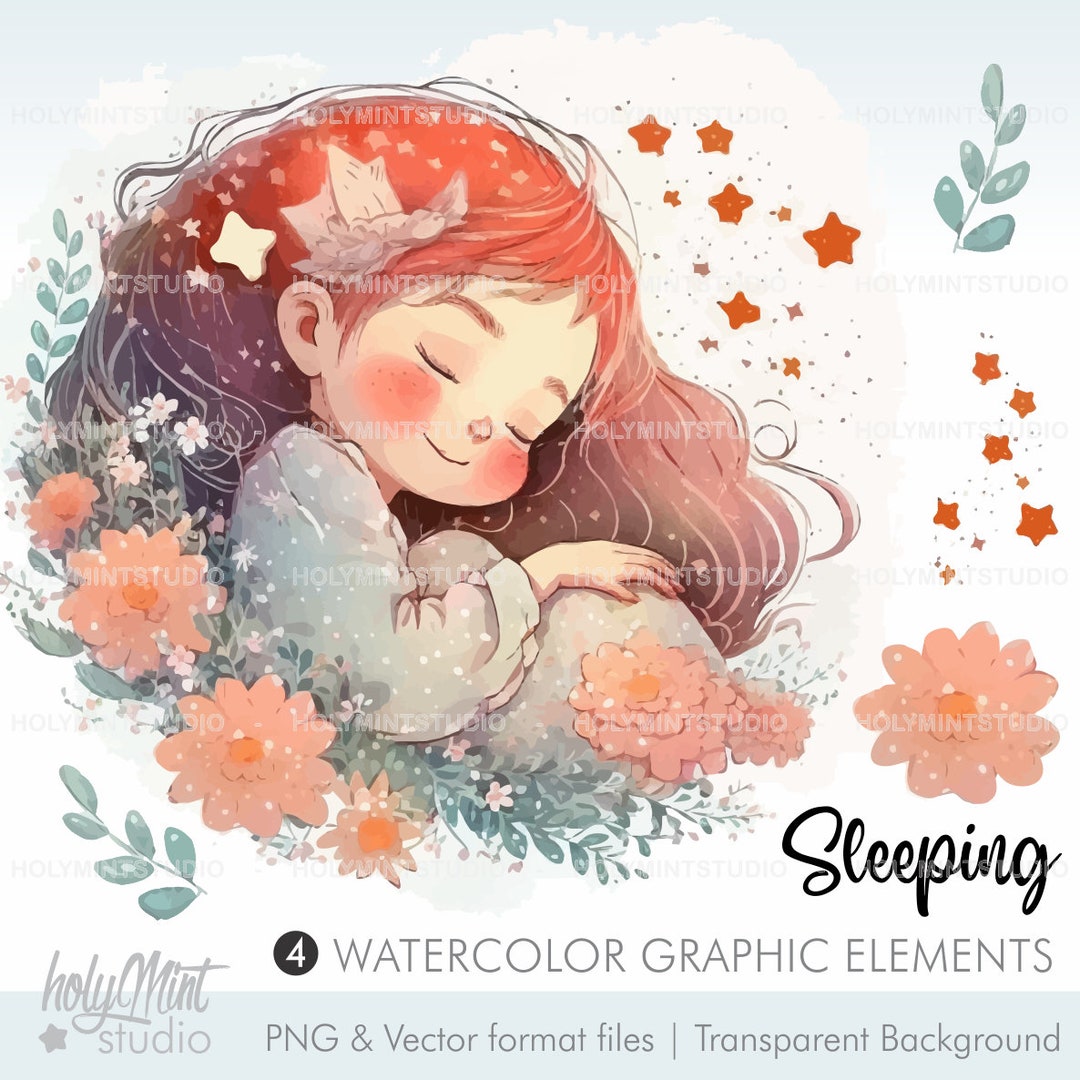 Sweet Dreams Clipart, Good Night Clipart, Sleep Routine, Bedtime ...