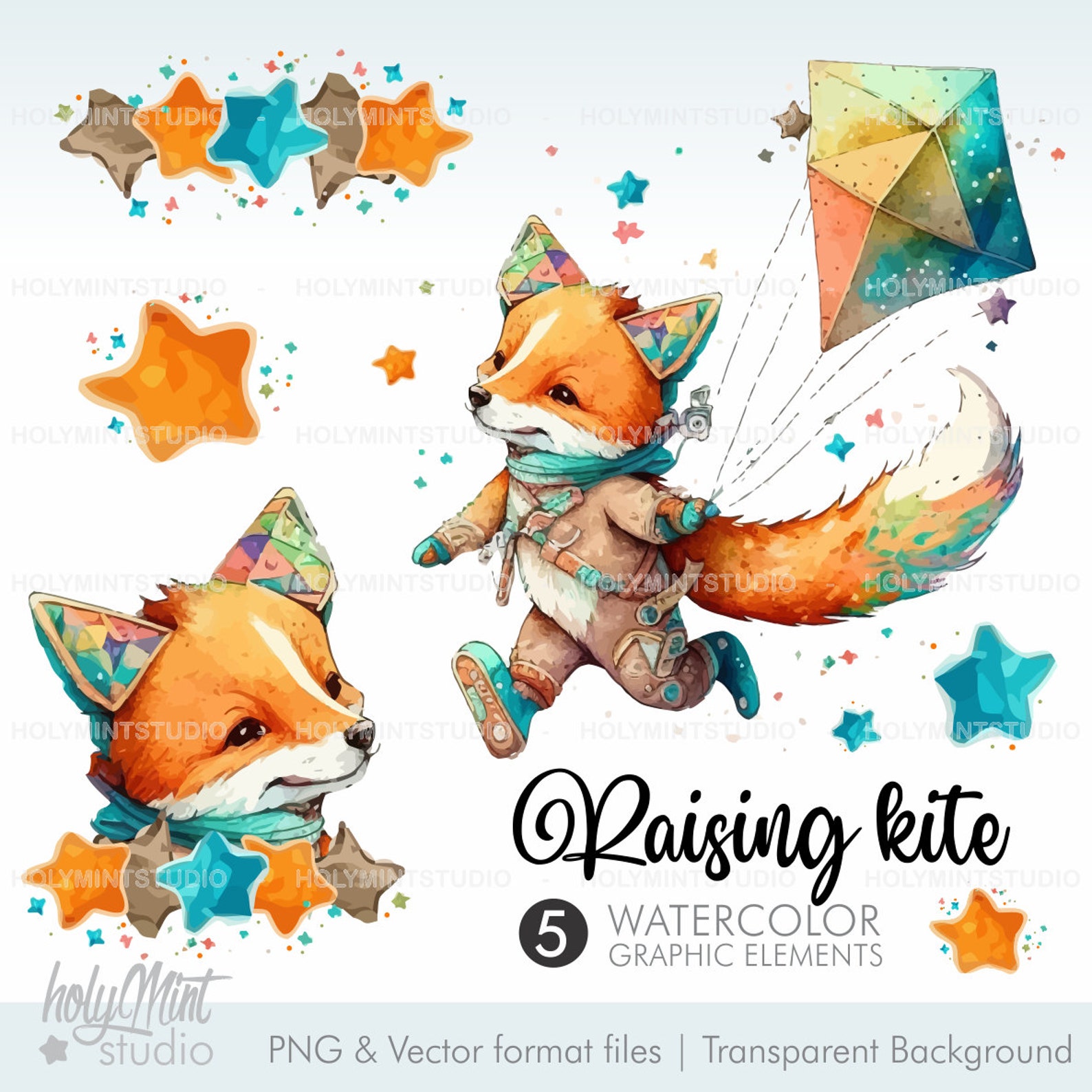 Red Fox Clipart Fox Clipart Vector Fox Clipart Fox - Etsy España