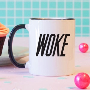 Woke Coffee Mug, Logo Parody, Stay Woke Mug, Woke Water Bottle, Woke - Etsy
