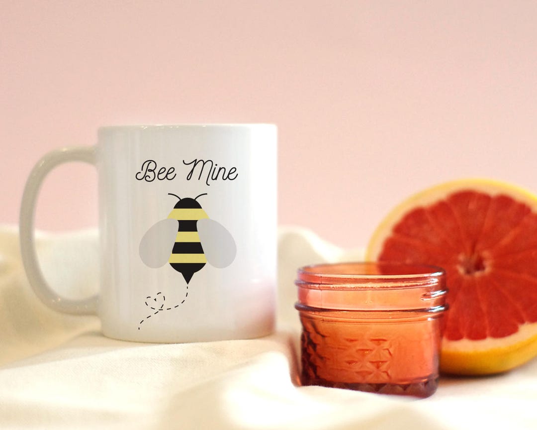 Bee Mine Coffee Mug, Valentine's Day Gift - Etsy