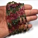 Natural Multi Tourmaline Faceted Rectangle Center Drill Beads1 ...