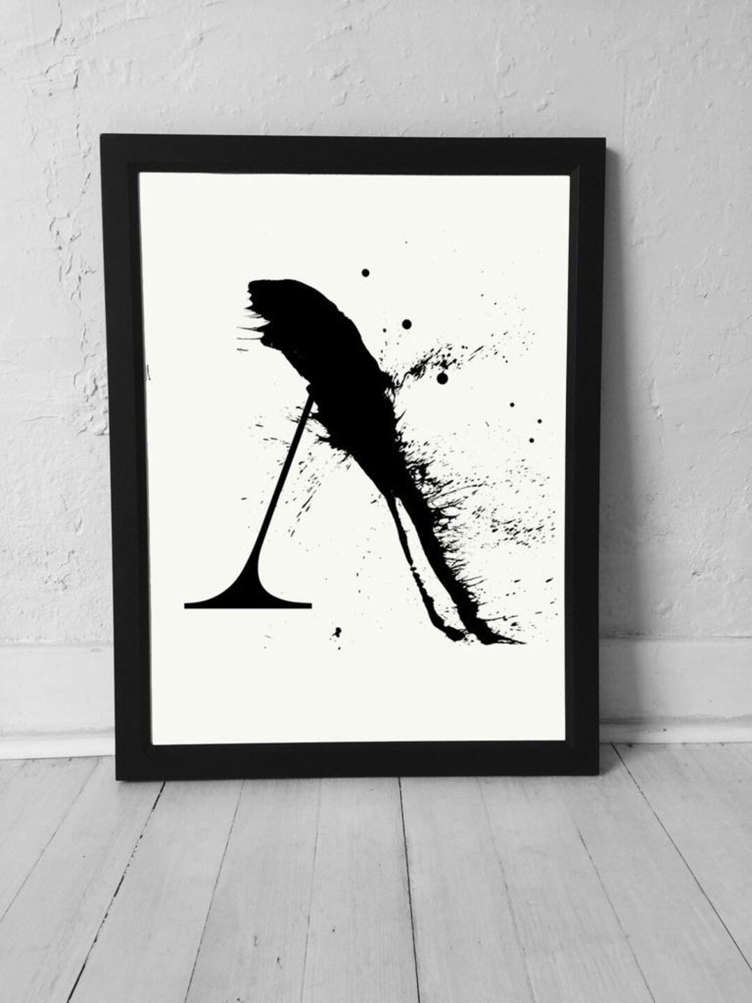 Letter A, Abstract Letter Art - Etsy