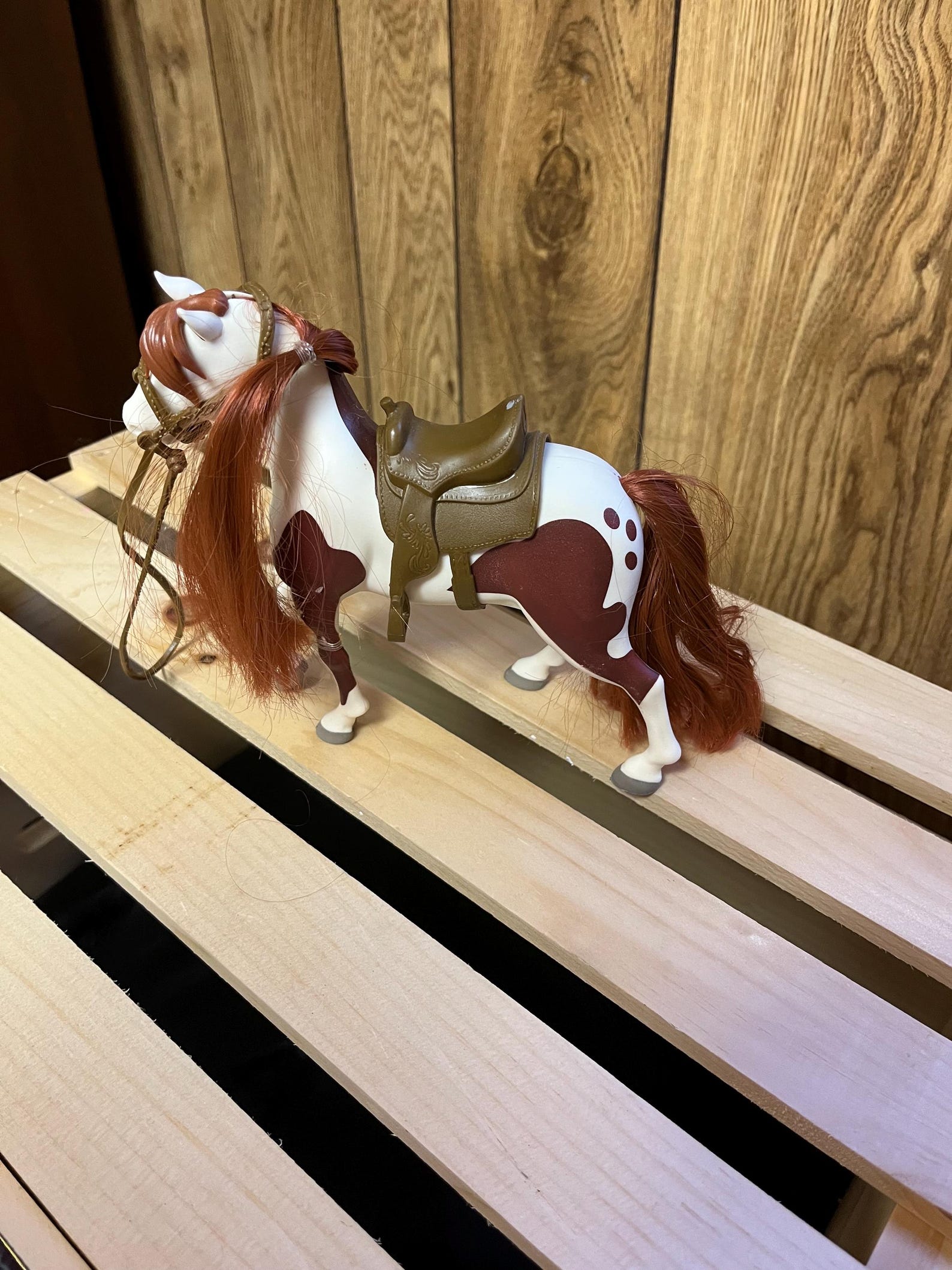 Boomerang Mini Pinto Horse Figurine Spirit Riding Free Series - Etsy