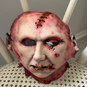 Halloween Mask Creepy Man - Etsy