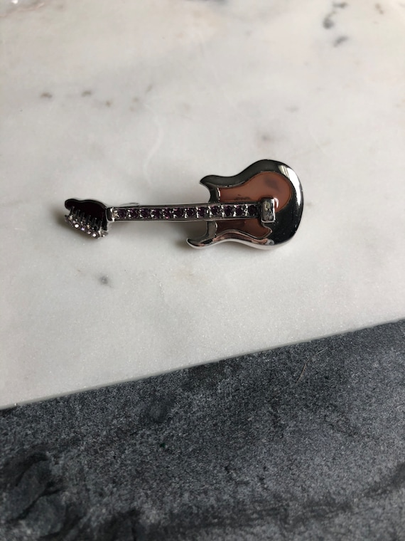vintage electric guitar pins - Gem