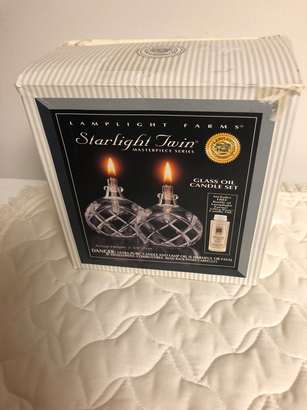 VTG Lamp Light Farms Mini Oil Lamp Set Twin Starlight Collection - Etsy