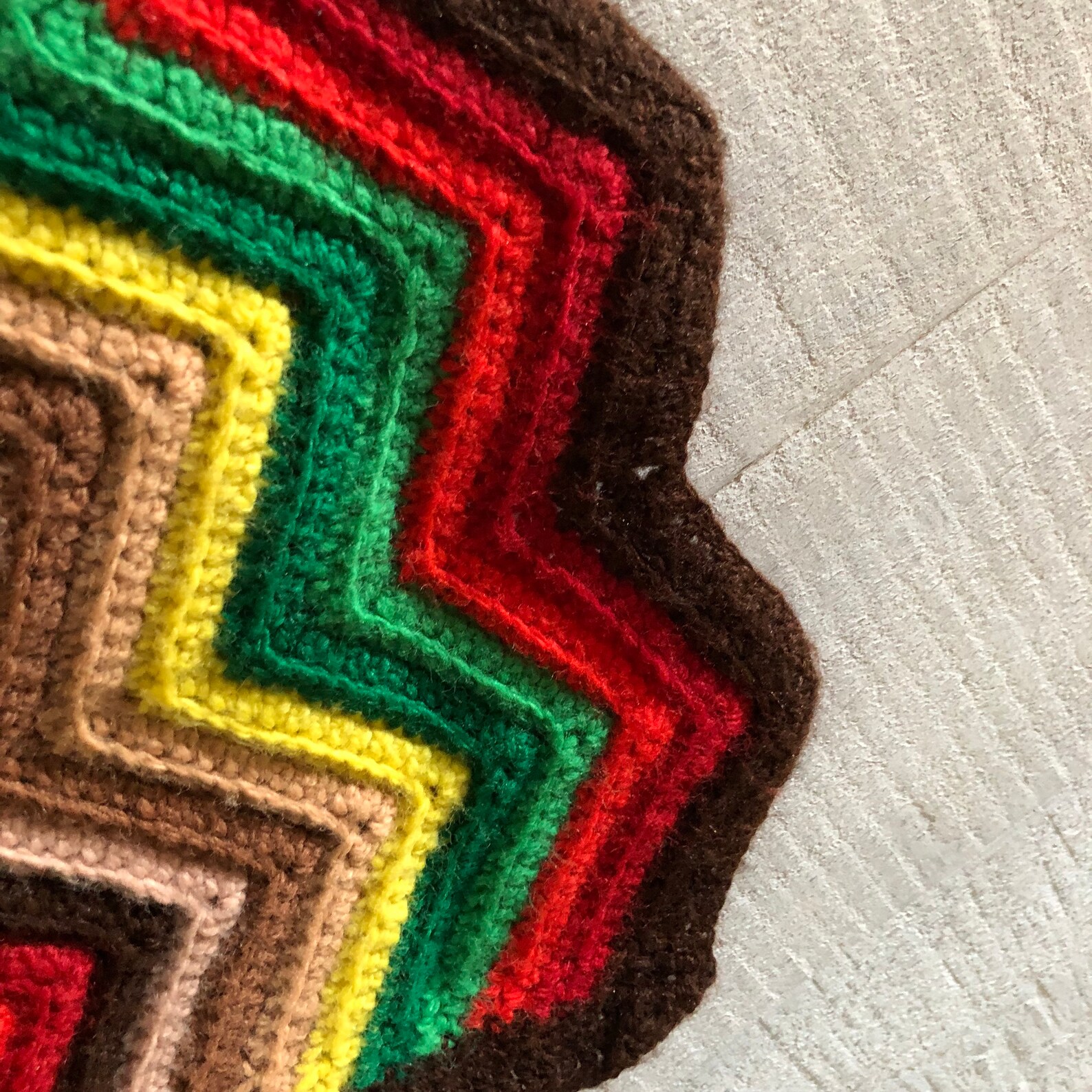 Gehäkelte Zick Zack Decke Überwurf Afghan - Etsy.de