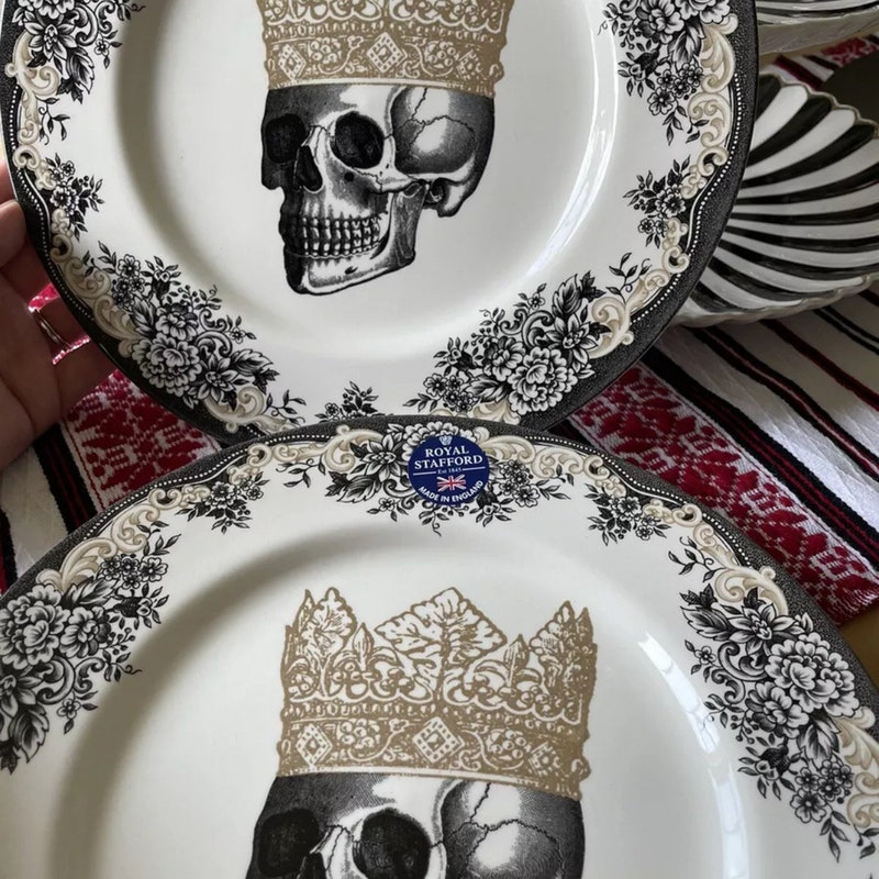 Skull Dinnerware - Etsy