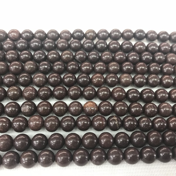 Dark Brown Beads - Etsy