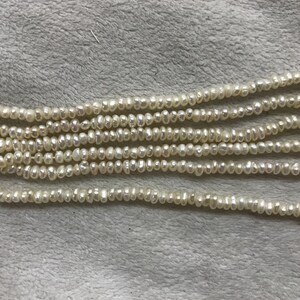 Freshwater Pearl 3-4mm / 4-5mm / 5-6mm Button Natural White - Etsy