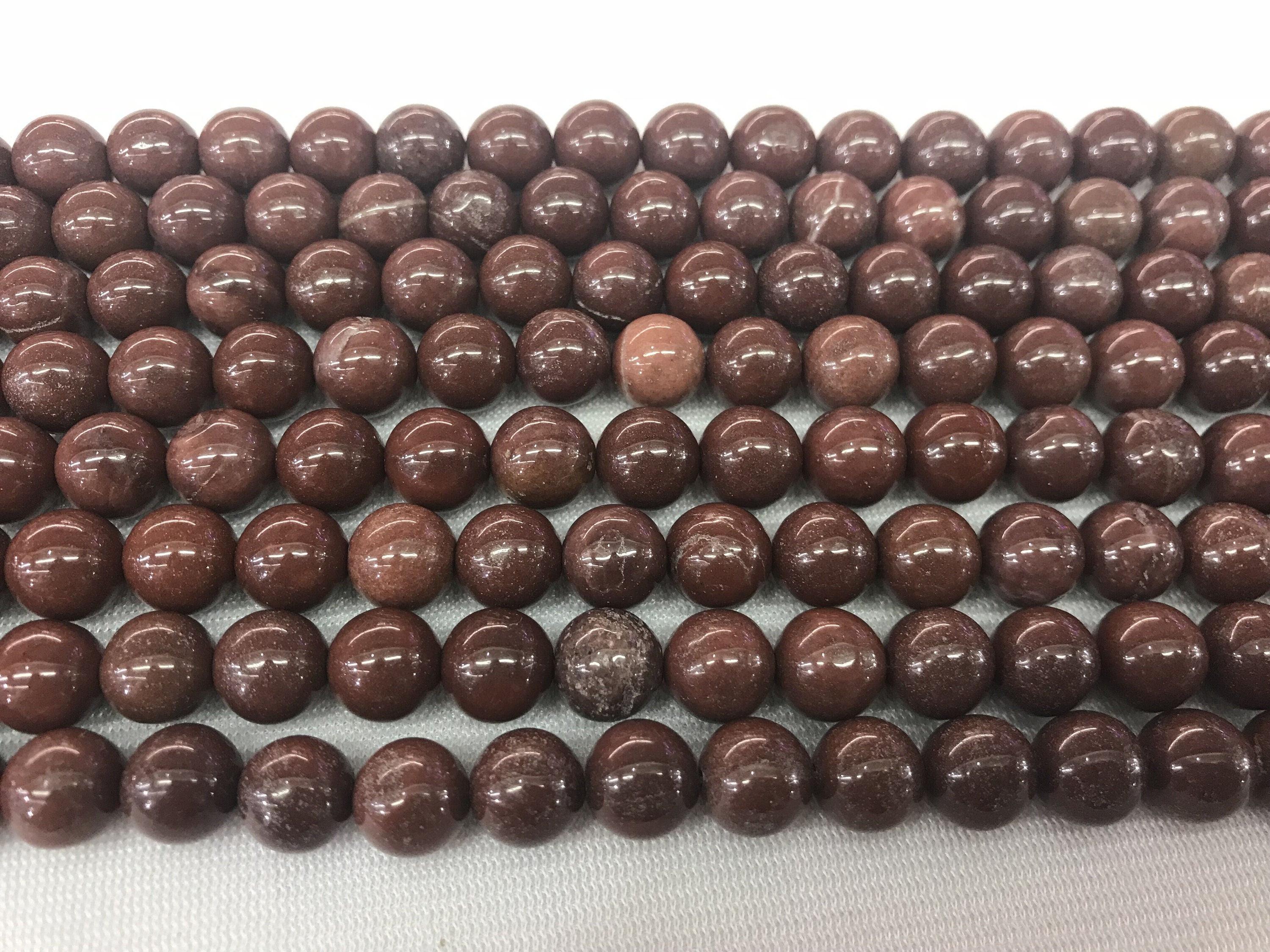 Natural Light Brown Coffee Jasper 6mm 10mm Round Genuine | Etsy