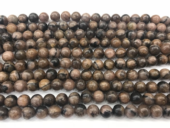 Genuine Chiastolite 4mm 12mm Round Natural Andalusite Cross | Etsy UK