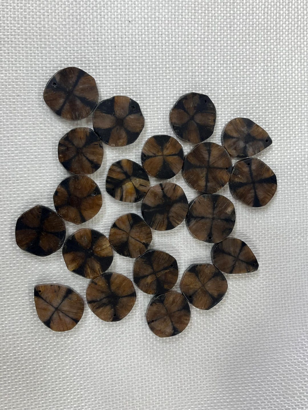 Genuine Dark Chiastolite Thick-nugget-shape Pendant , Natural ...