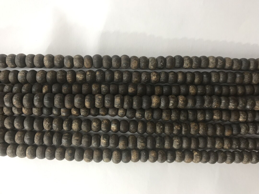 Matte Bronzite Jasper 6mm - 8mm Rondelle Genuine Brown Loose Beads 15 ...