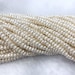 Freshwater Pearl 3-4mm / 4-5mm / 5-6mm Button Natural White Loose Beads ...